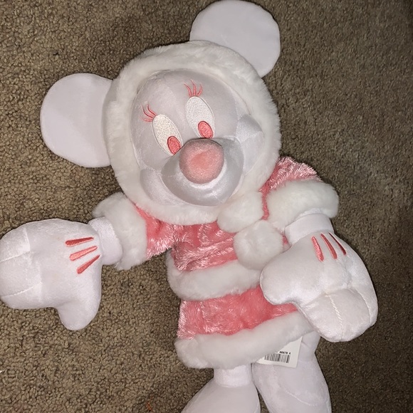 Disney | Toys | Disney Winter Minnie Mouse Pink Outfit Plush | Poshmark